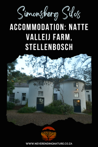 A night in a silo at Simonsberg Silos | Never-ending Nature